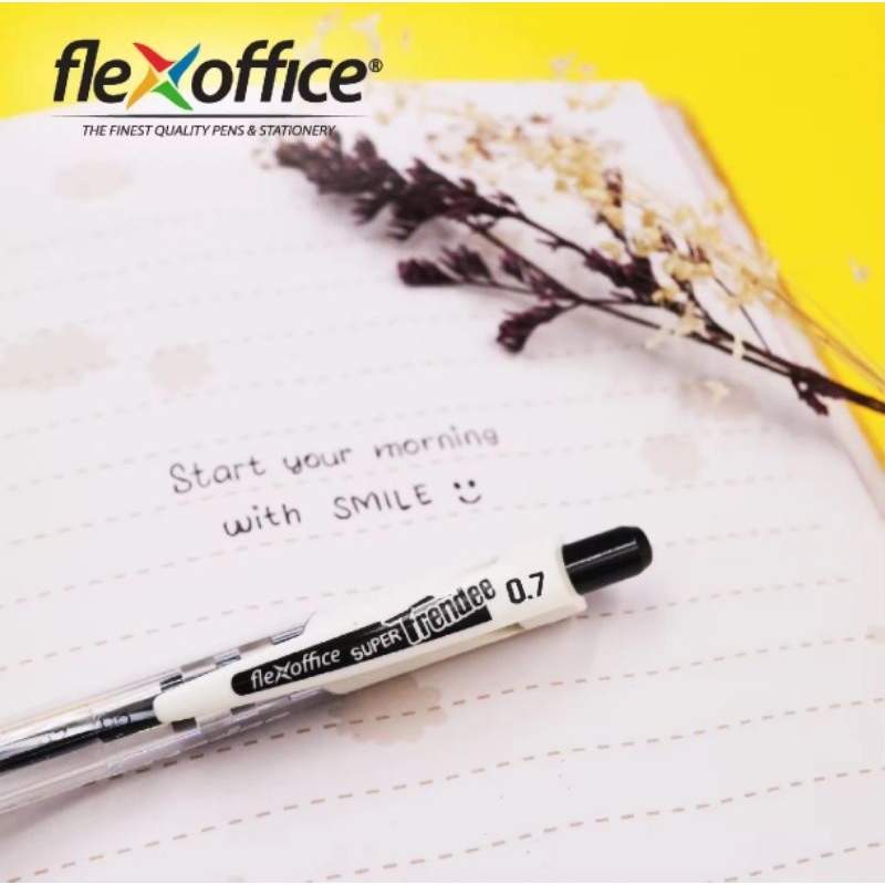 Flexoffice ปากกาลูกลื่น ปากกาเจล หัว 0.7mm Super Trendee รุ่น FO-GELB09 ...