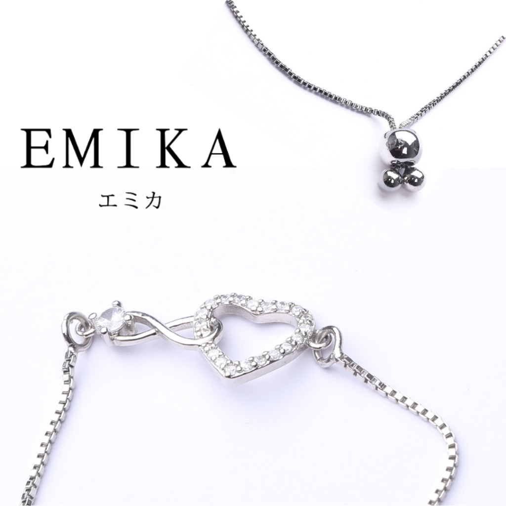 Emika สร้อยข้อมือจี้หัวใจ สร้อยข้อมือแพลทินัม สร้อยข้อมือเงิน แฟชั่น ...