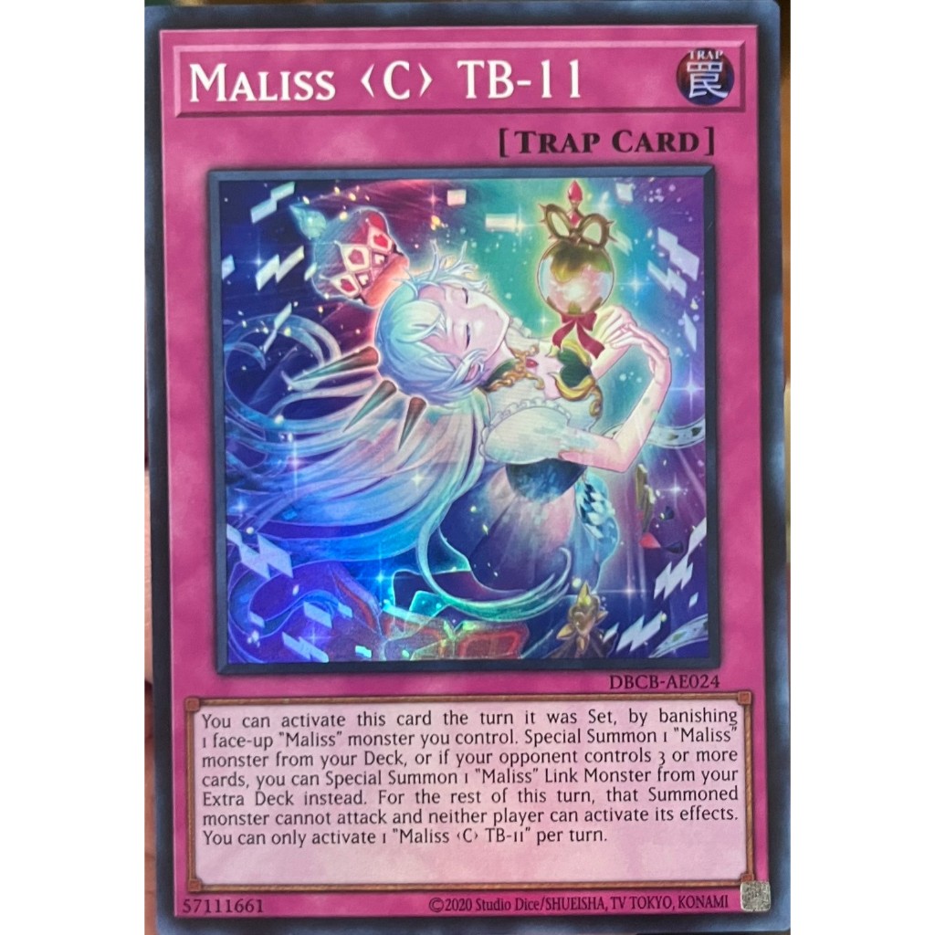 Yugioh Asia-Eng [DBCB-AE024] Maliss TB-11 (Super Rare) การ์ดยูกิแท้ถูก ...