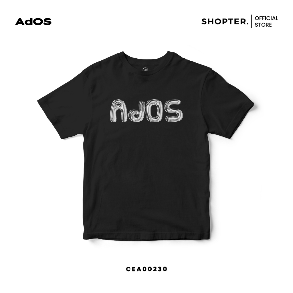 เสื้อยืด พิมพ์ลาย AdOS สีดำ รหัส CEA00230 #AdOS | Shopee Thailand