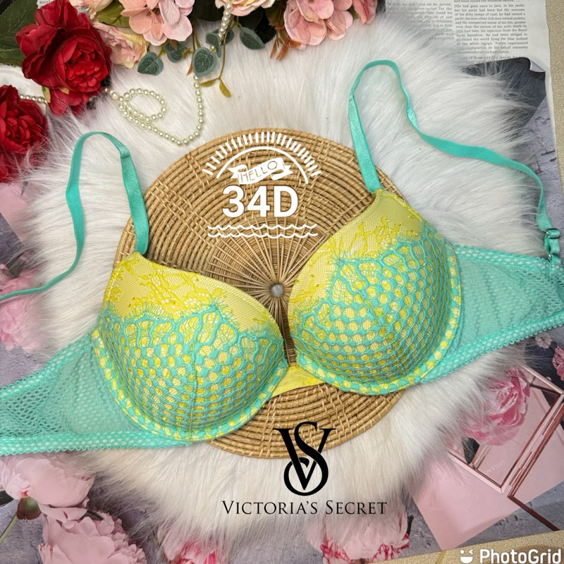 Victoria's secret 34D ใหม่มาก ฟองหนา ดันทรง สะอาด | Shopee Thailand