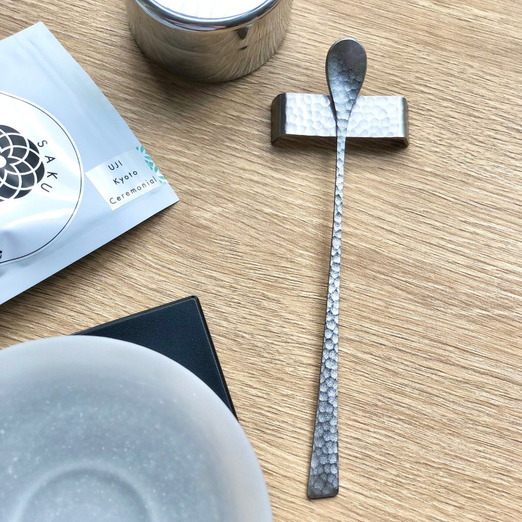 Saku Tea - Matcha Spoon & Rest Set ช้อนตักผงมัทฉะ Chashaku ที่ตักผงม ...