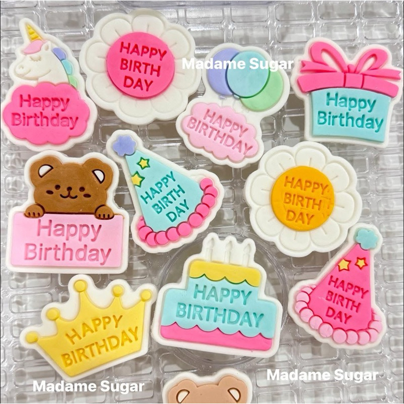 ใหม่! Madame Sugar: น้ำตาลกัมเพส“ป้ายHBDการ์ตูน” 💥 | Shopee Thailand