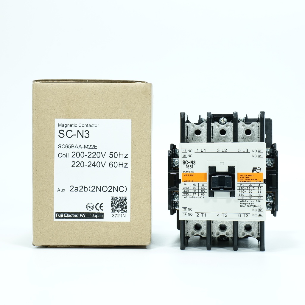 SC-N3 Fuji Electric MAGNETIC CONTACTORS Fuji Electric แมกเนติกคอนแทกเต ...