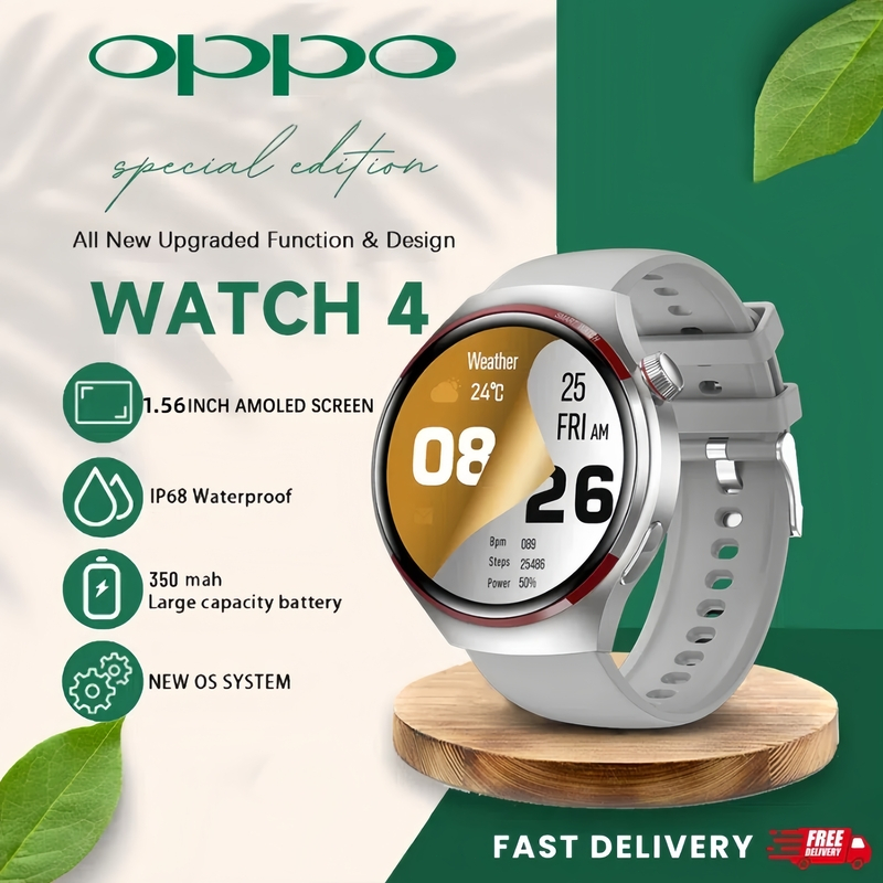 [สินค้าพร้อมส่ง] 2025 ใหม่ Opp0 WATCH4 สมาร์ทวอทช์ นาฬิกาสำหรับการนอน ...