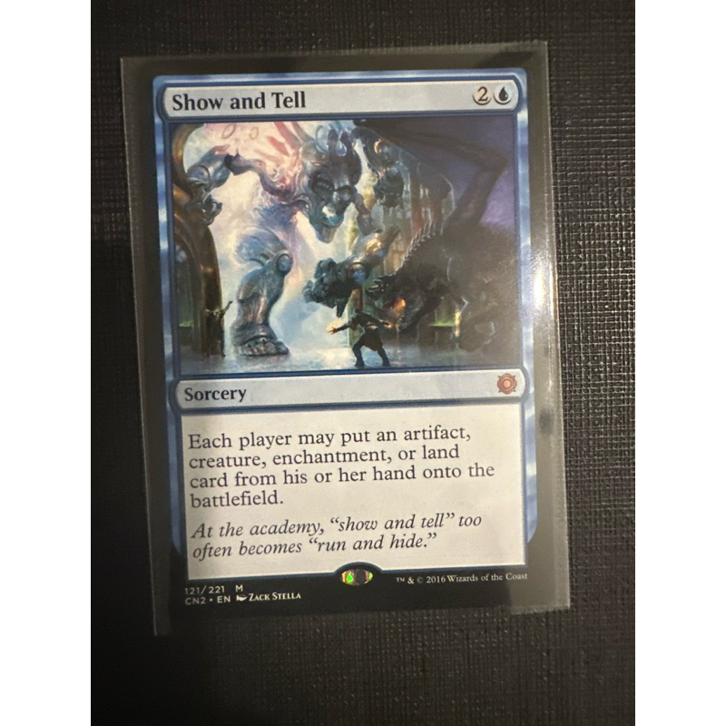Show and Tell การ์ด Magic The Gathering MTG ของแท้ จากชุด Conspiracy ...