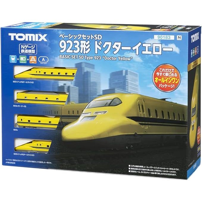 โมเดลรถไฟจำลอง TOMIX N-Scale - 90183 Starter Set SD 923 Doctor Yellow ...