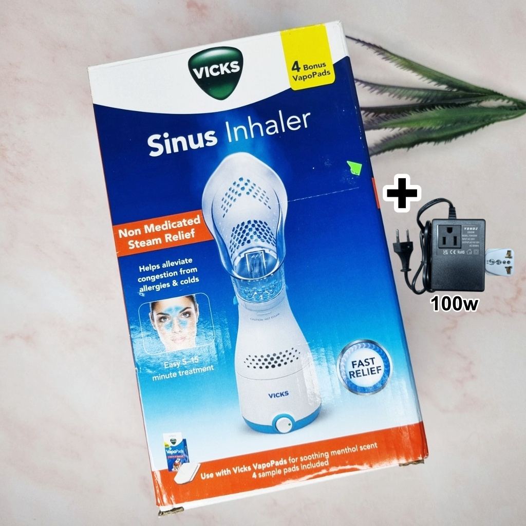 [Vicks®] Personal Sinus Steam Inhaler with Soft Face Mask, Model ...