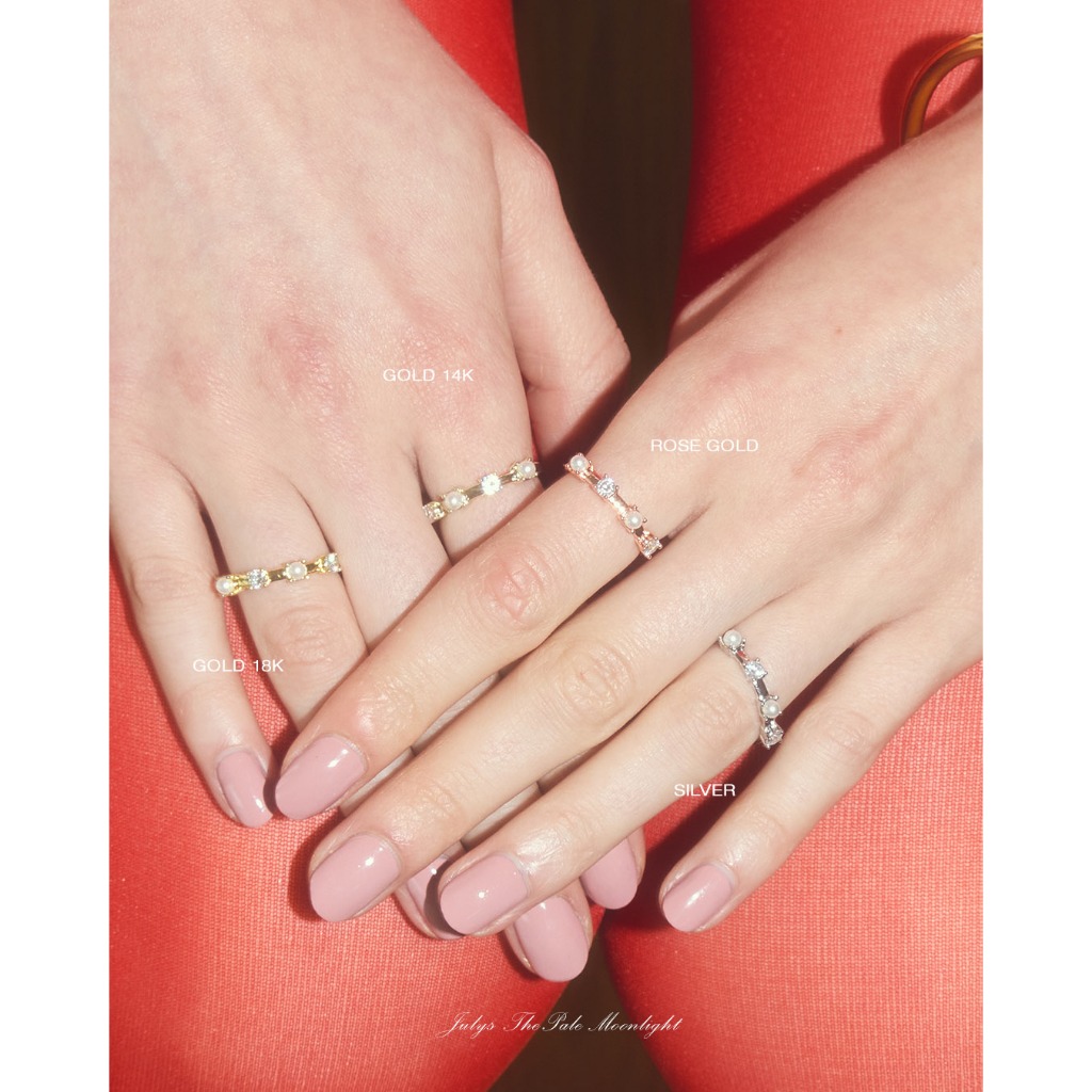 Julys - polly perla ring | Shopee Thailand