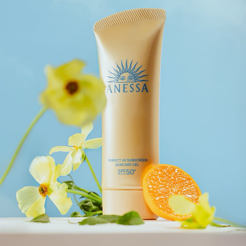 แพ็กเกจใหม่ ANESSA Perfect UV Sunscreen Skincare Gel N SPF50+ PA++++ 90g. | Shopee Thailand