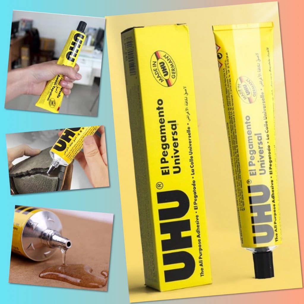 🌈 กาว UHU กาวใส glue ยึดติด ซ่อม DIY งานฝีมือ ซ่อมรองเท้า อเนกประสงค์ สารพัดประโยชน์ รุ่นอัพเกรด ...