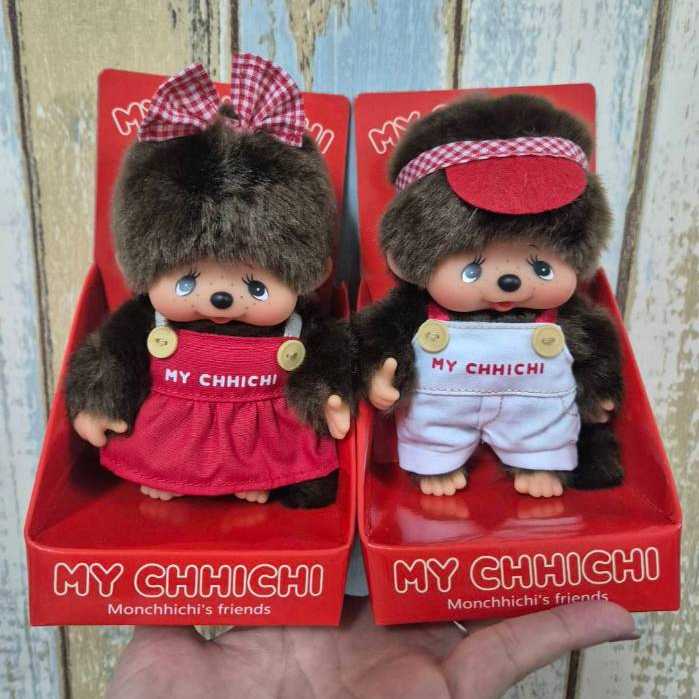 '' พร้อมส่ง " Limited Mychhichi monchhichi & friends Boy & Girl 14.5 cm ...