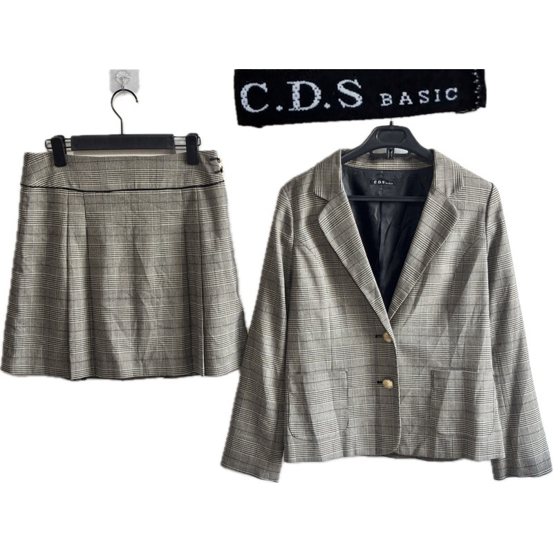 set มือสอง C.D.S BASIC ชุดสูท เสื้อผ้าทำงาน | Shopee Thailand