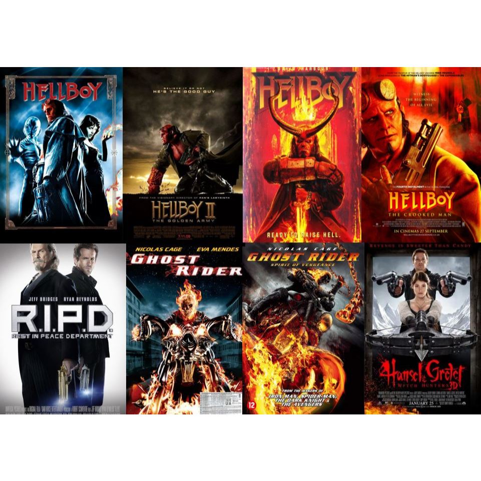 Flash Drive 64 Gb R.I.P.D._Hellboy_Ghost Rider Collection ภาพ Full HD ...