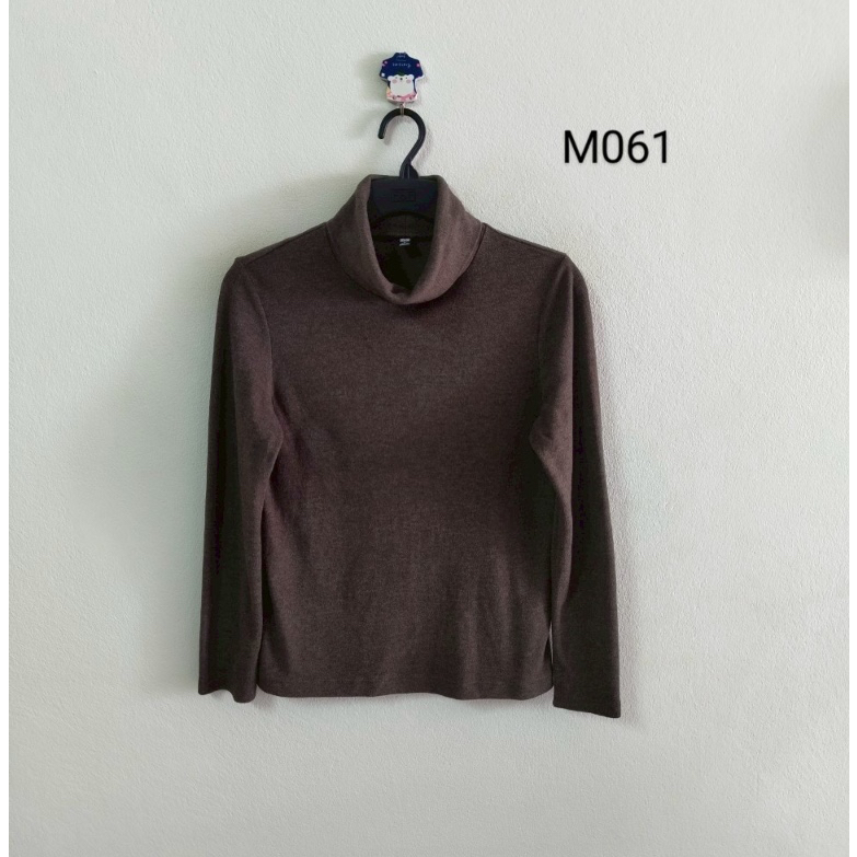 M(ญ) Heattech (M061) แบรนด์ uniqlo ยูนิโคล่ ผ้าฟลีซ หนานุ่ม | Shopee Thailand