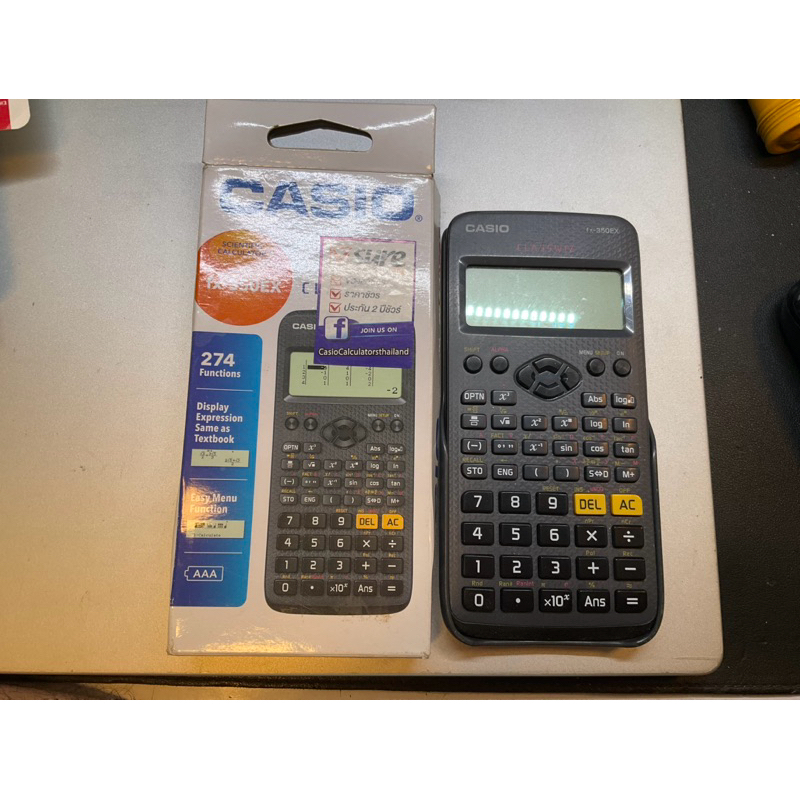 Casio fx-350EX เครื่องคิดเลข Scientific Calculator | Shopee Thailand