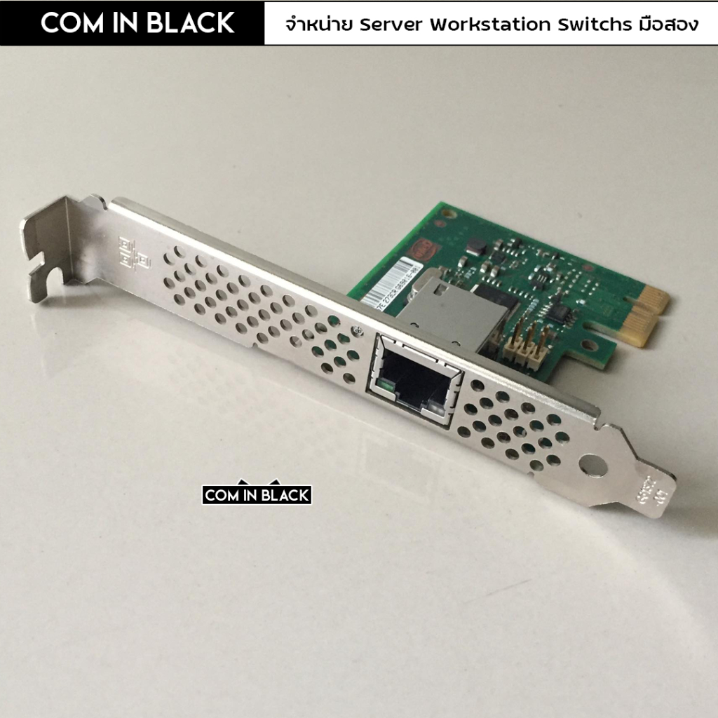 การ์ดแลน Intel I210-T1 Single Port 1Gbps PCIe X1 RJ-45 Port Ethernet Server Adapter (มือสอง ...