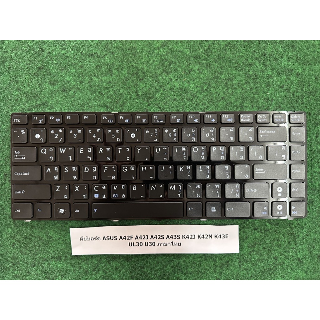 Keyboard Notebook ASUS A42F A42J A42S A43S K42J K42N K43E UL30 U30 ไทย ...