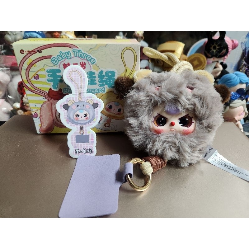 Baby Three - Phone Strap Plush เช็คการ์ด&ตัว (พร้อมส่ง) | Shopee Thailand