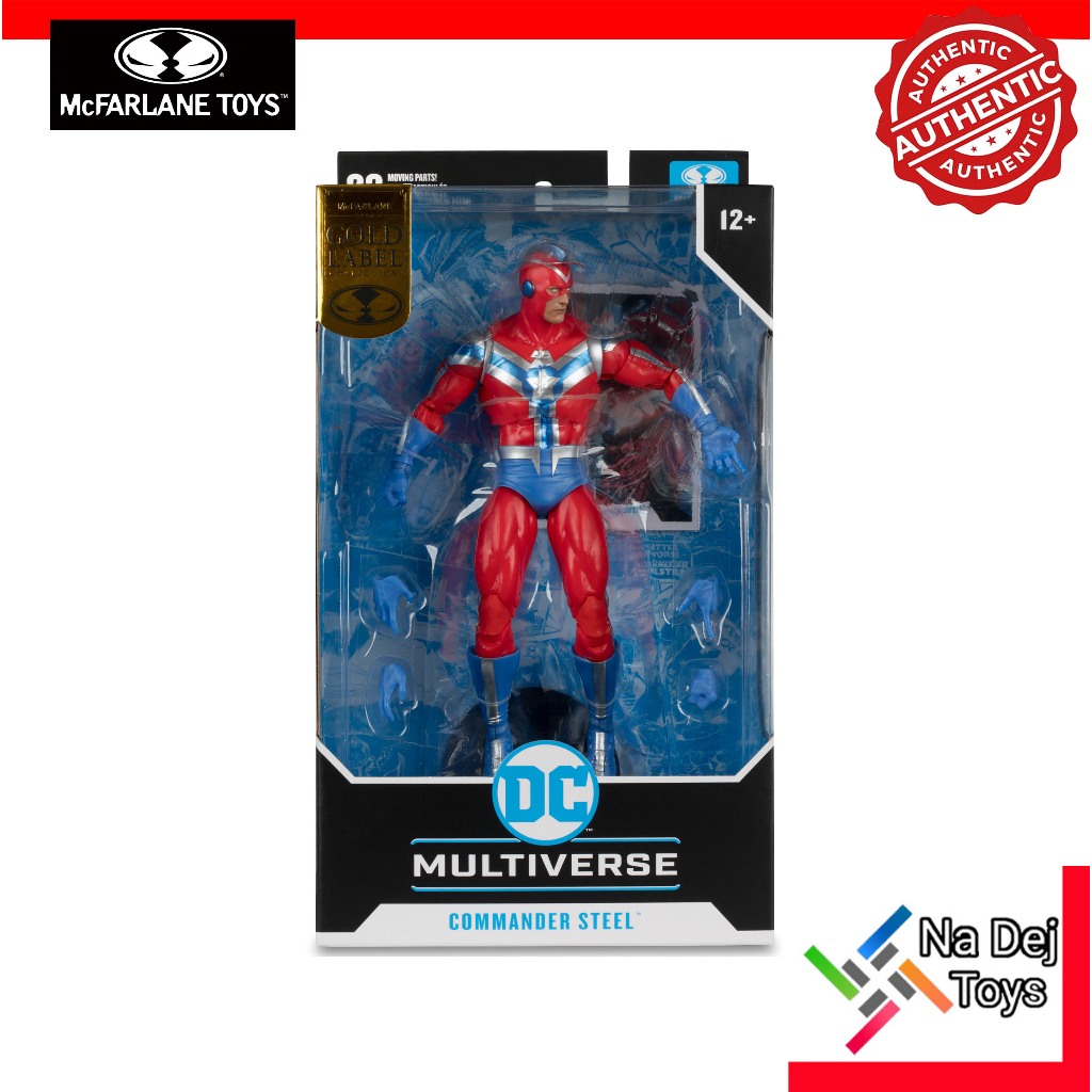 Commander Steel Gold Label DC Multiverse McFarlane Toys 7" Figure คอม ...