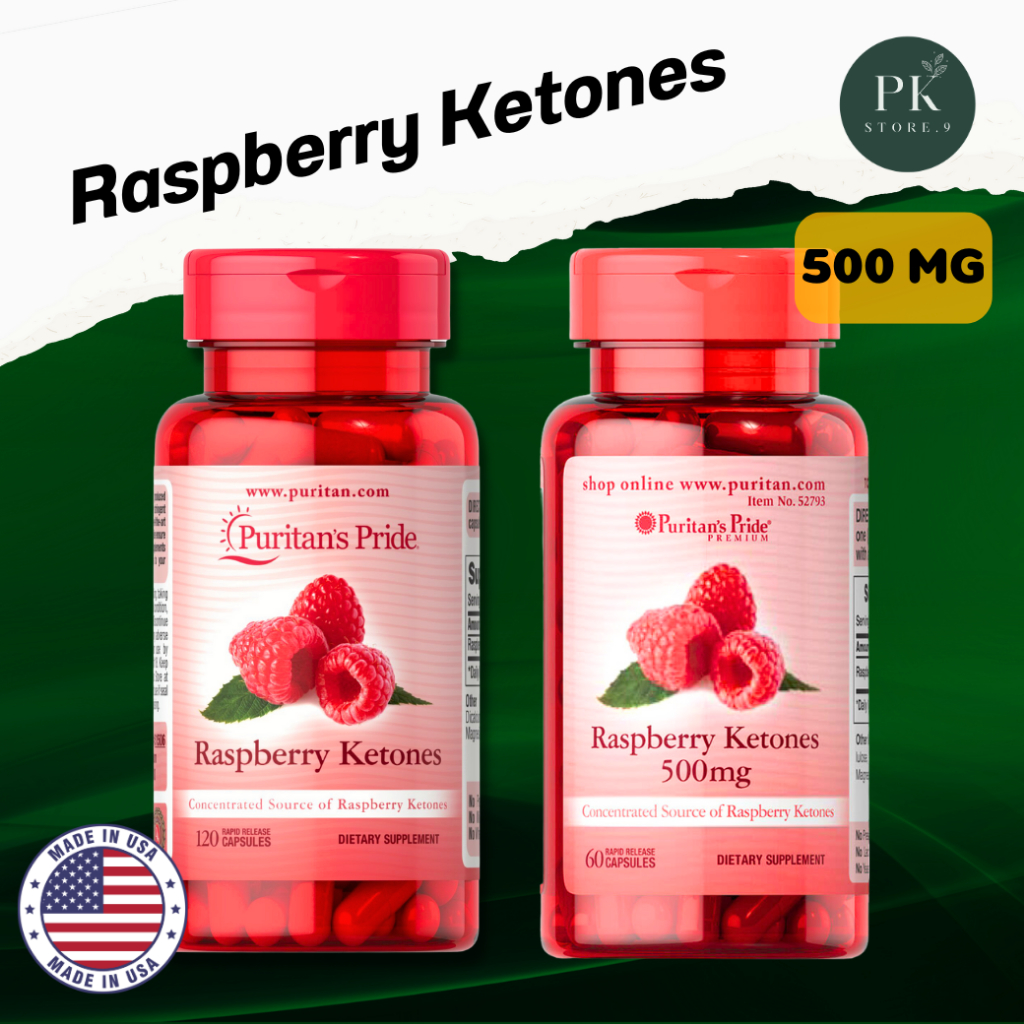 Puritan's Pride Raspberry Ketones 100,500 mg. | Shopee Thailand