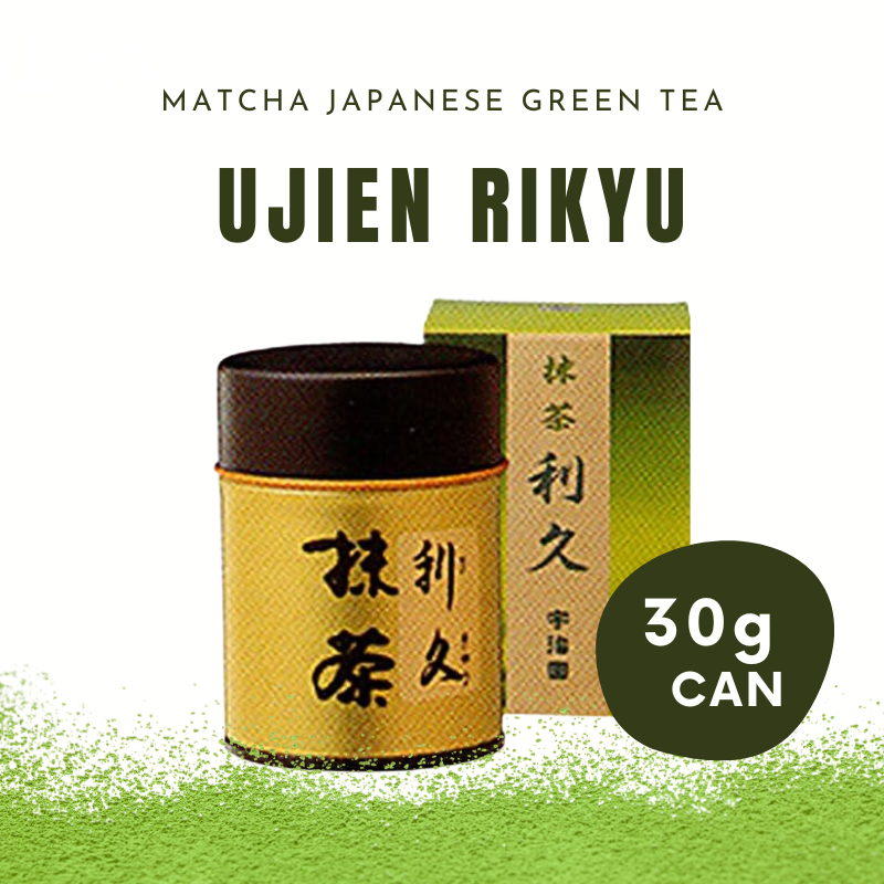 Ujien Rikyu 30g Can UJI MATCHA Japanese Green tea Matcha Powdered ...