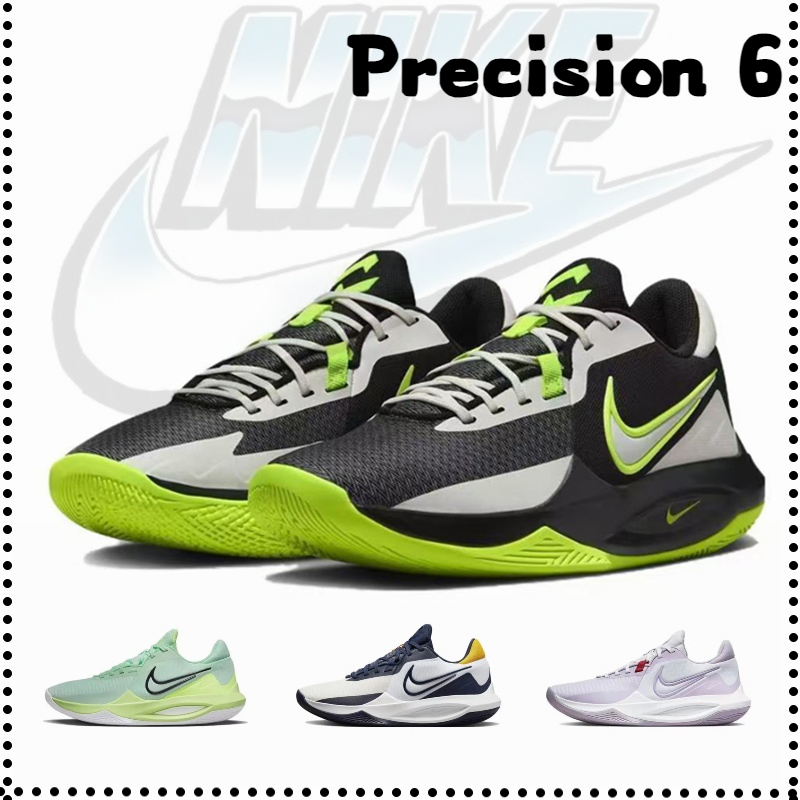 100% แท้ ไนกี้ รองเท้าบาส Nike Precision 6 รองเท้าบาสเกตบอลชายหญิง ดูด ...