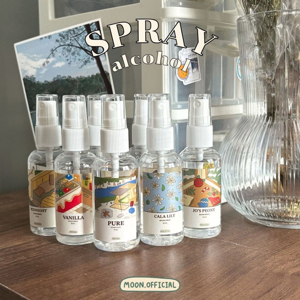 ⭐️เติมสินค้าแล้วจ้า⭐️[SA0] MOON SPRAY สเปรย์ปรับอากาศ ขนาด 50 ml ...