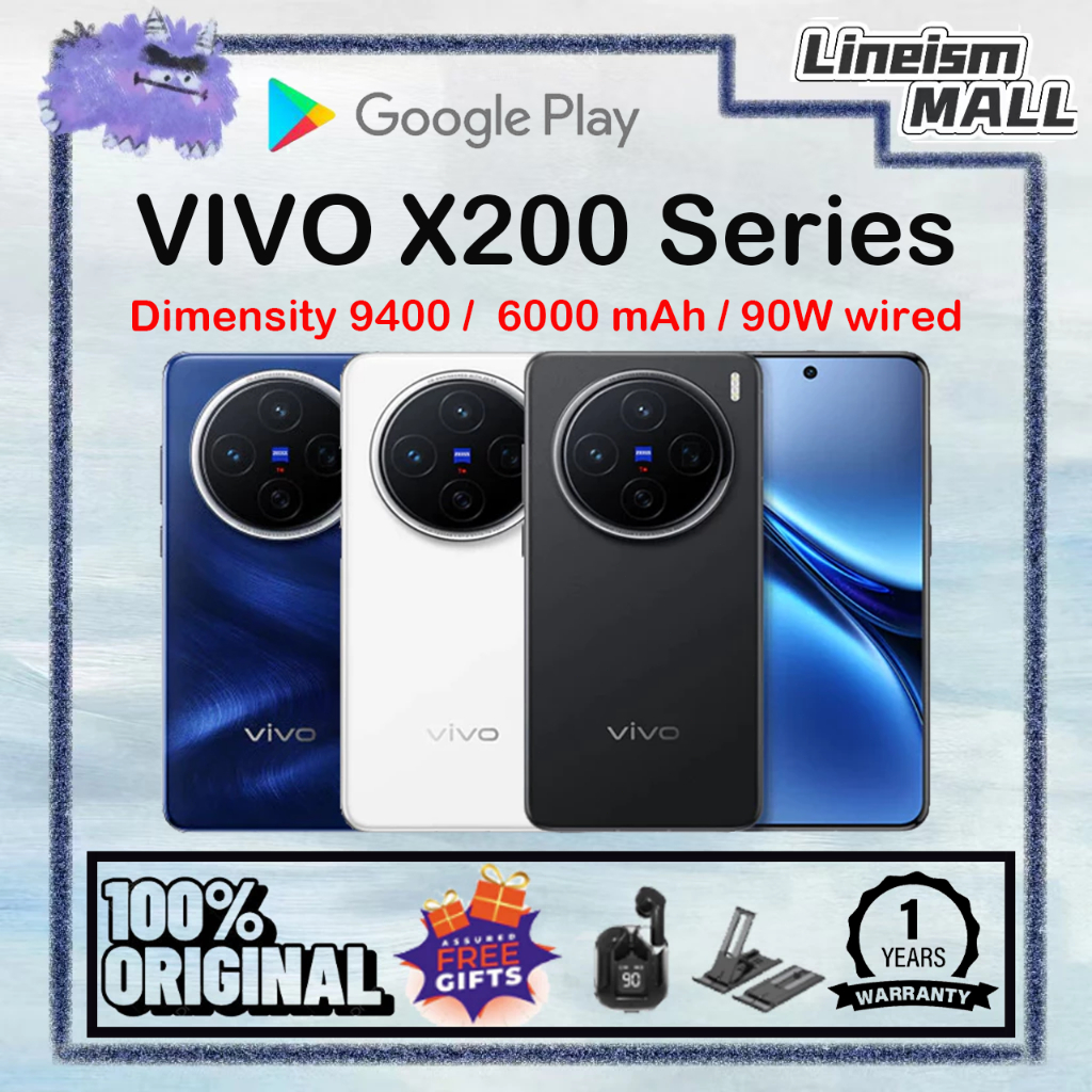 VIVO X200 Pro / X200 Pro Mini Dimensity 9400 6.78 inch AMOLED/ X200 Dual SIM 90W Fast Charging ...
