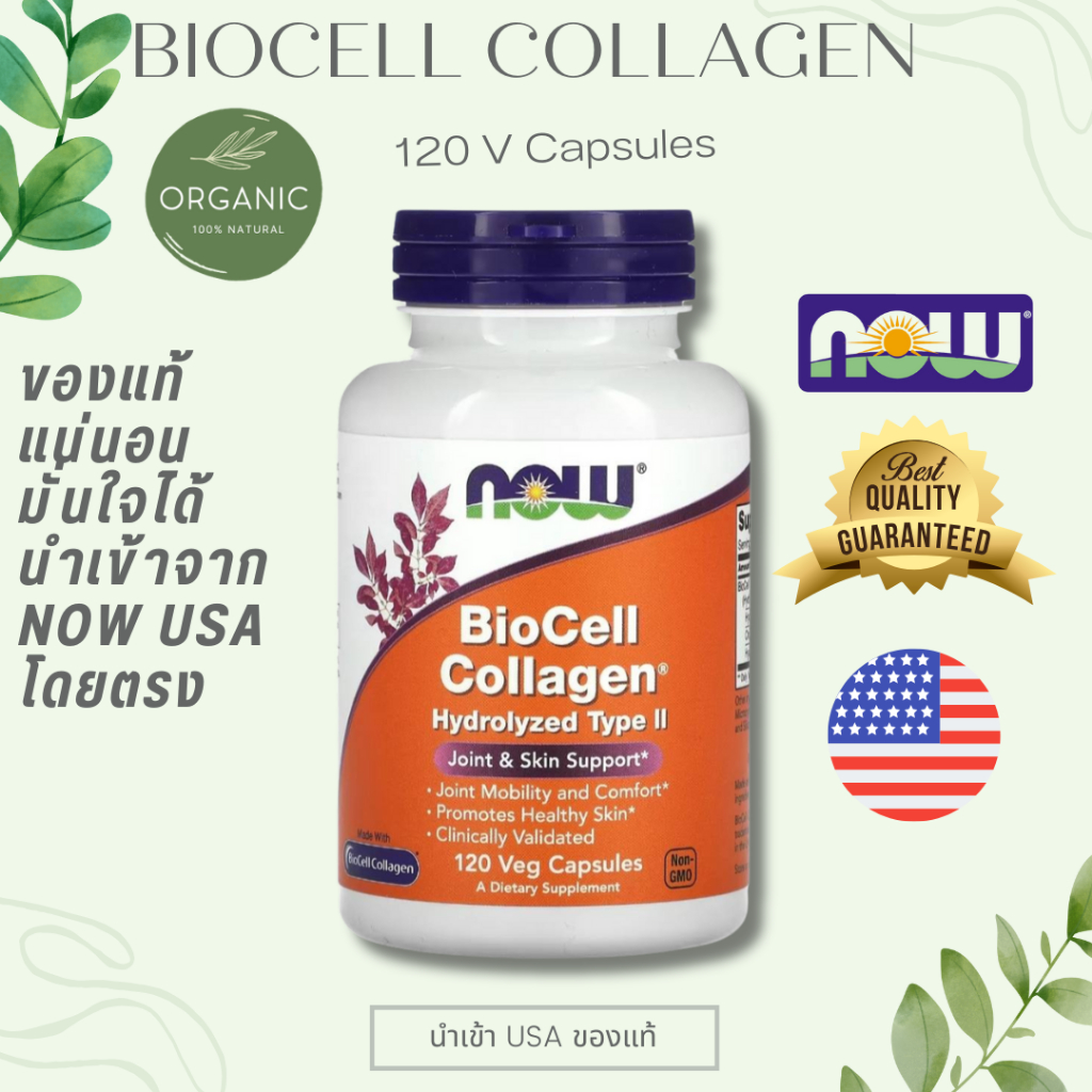 [สูตรรวม] Biocell Collagen 1000 mg ดูแลสุขภาพผิวพรรณ สนับสนุนโครงสร้าง ...