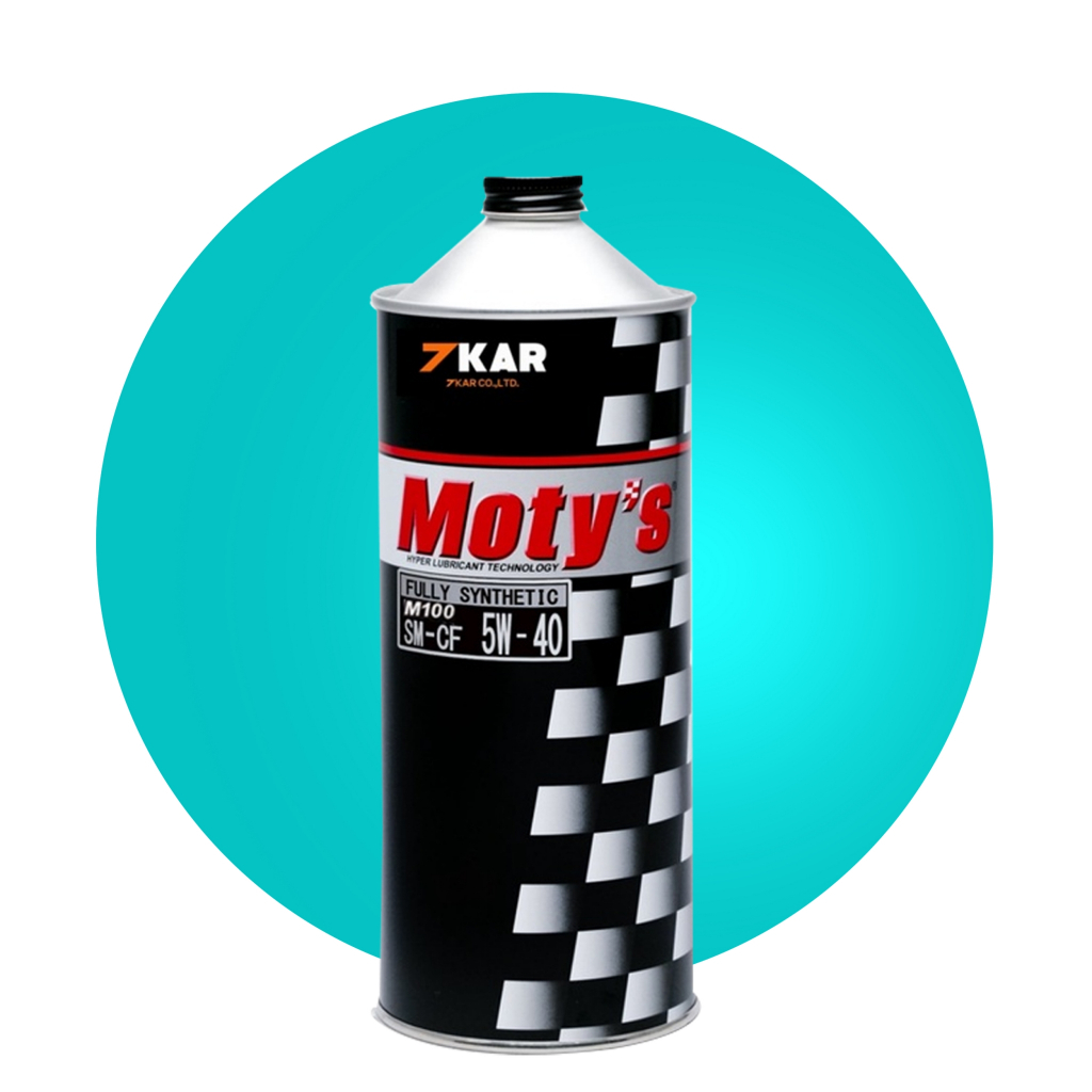 น้ำมันเครื่อง Moty’s M100 4T 5W40 5W50 Made in Japan ขนาด 1 ลิตร สำหรับ ...