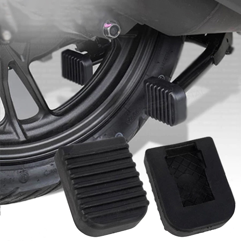 HEXMA ที่วางเท้ามอเตอร์ไซค์แผ่นยางนุ่ม แผ่นรองรับ ป้องกันการลื่นไถล ขยายฐานรถจักรยานยนต์พักเท้า ...