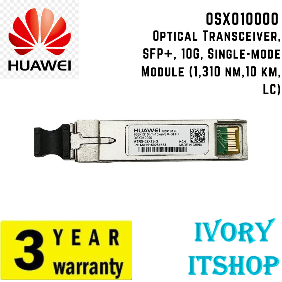 Huawei OSX010000 Optical Transceiver, SFP+, 10G, Single-mode Module ...