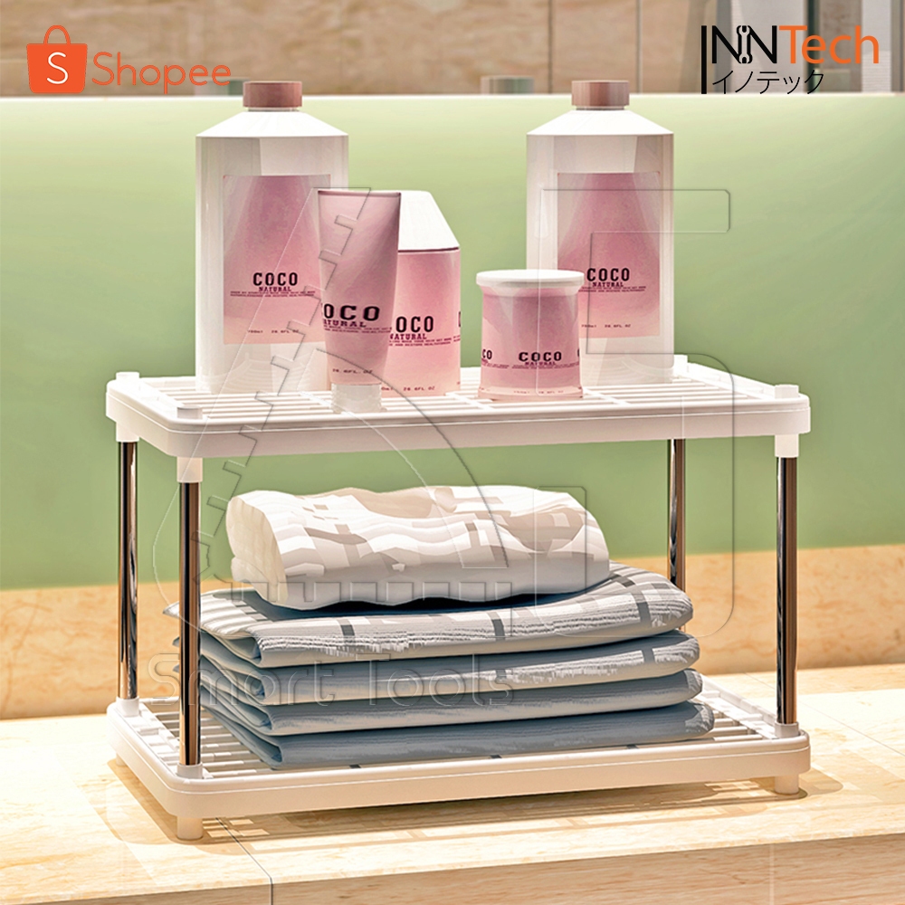 [ลดพิเศษ] InnHome ชั้นวางของ ชั้นวางหนังสือ ชั้นวางของอเนกประสงค์ 2 ชั้น ชั้นวางในครัว วัสดุ ...