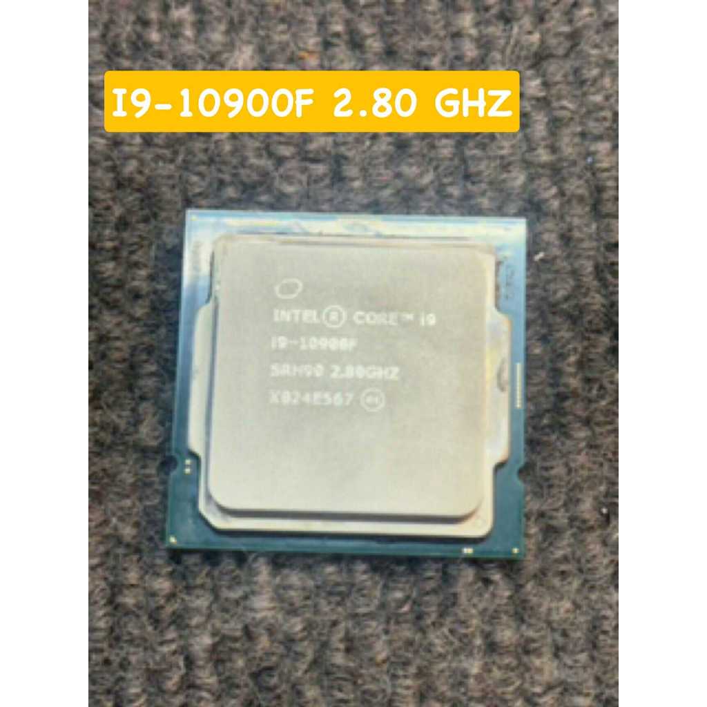CPU INTEL CORE i9-10900F 2.80GHZ10คอร์. 20เธรด Gen10 สภาพดี สวย มือ2 ...