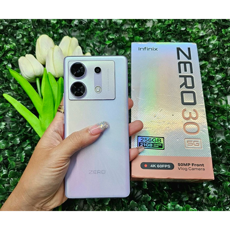 INfinix Zero30(5G) RAM12+9GB/ROM256GB เครื่องมือ2สภาพสวยมีรอยเล็กๆน้อยๆใช้งานได้ปกติสินค้าพร้อม ...