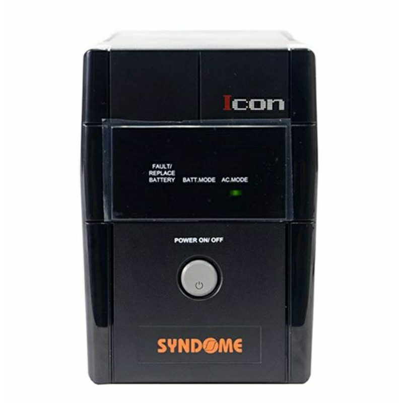 UPS มือสอง (เครื่องเปล่าสำรองไฟฟ้าไม่มีแบต) SYNDOME ICON-800 (800 VA ...