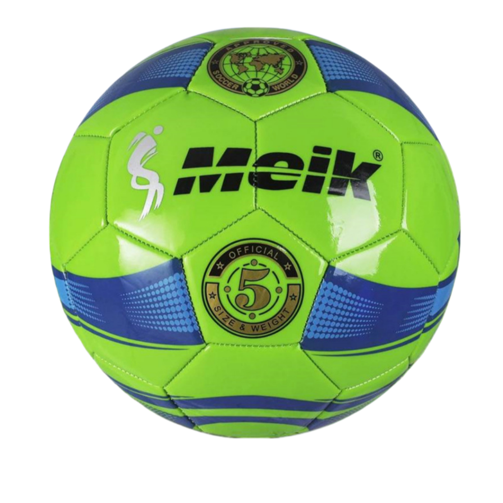 ลูกฟุตบอล Meik หนังเย็บ มี ขนาดมาตรฐานSize5 หนัง PU นิ่ม มันวาว ทำความสะอาดง่าย ฟุตบอลมาตารฐาน ...