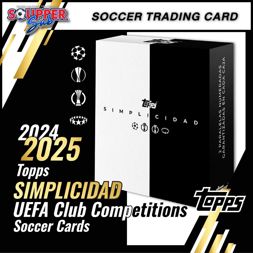 Topps 2024/25 UEFA Club Competitions Simplicidad | Shopee Thailand