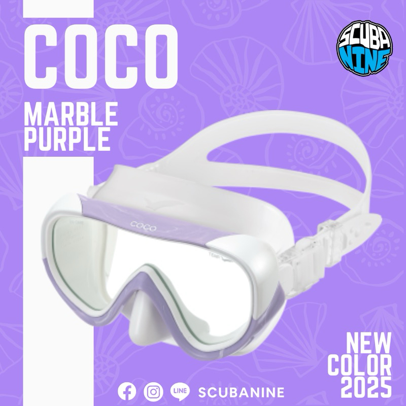GULL COCO Mask หน้ากากดำน้ำ ยี่ห้อ gull รุ่น coco แบรนด์ญี่ปุ่น ...