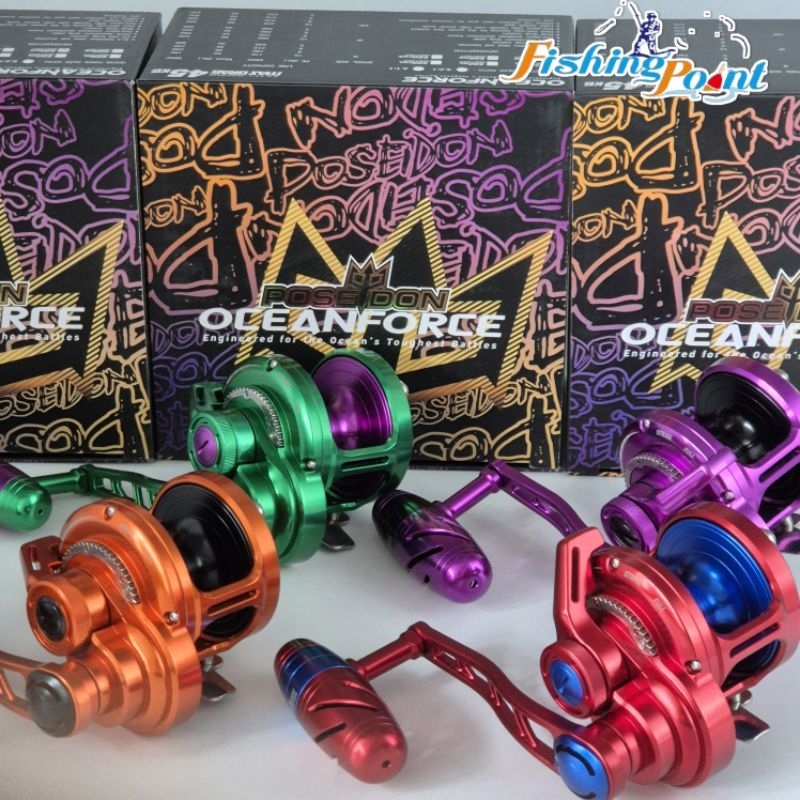 รอกเบท POSEIDON OCEAN FORCE 500 ปี 2025 (หน้าแคบ/หน้ากว้าง) | Shopee Thailand