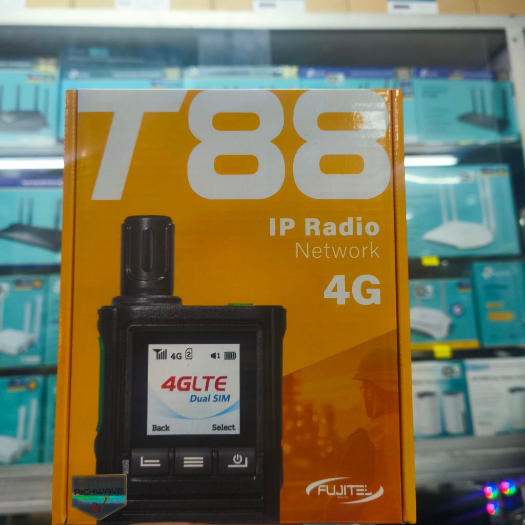 (ประกัน 1ปี) Fujitel POC T88 วิทยุสื่อ 4G IP Radio Network วิทยุสื่อ ...