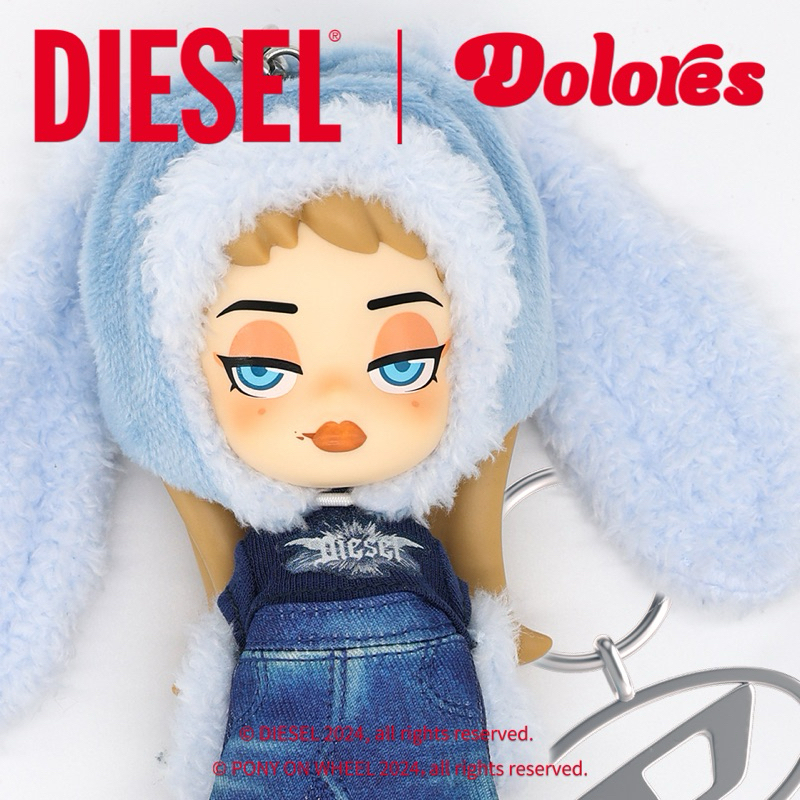 TOYzINBOX - DIESEL x Dolores Plush Pendant Series - Denim Rabbit พวง ...