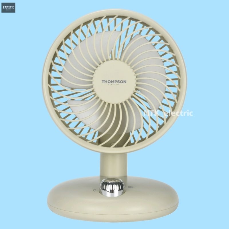THOMPSONพัดลมตั้งโต๊ะ Desktop Circulating สีครีม | Shopee Thailand