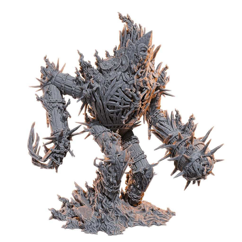 [Chaos In Haydale] -The Wicker Man Supported- โมเดลสำหรับ DnD miniature ...