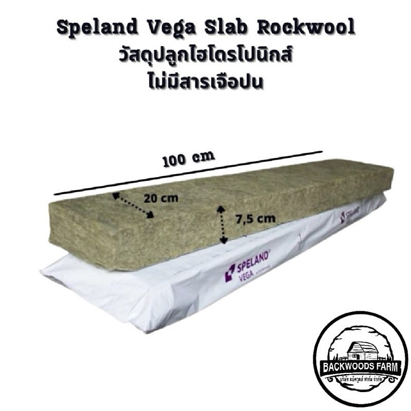 SPELAND VEGA SLABS ROCKWOOL ร็อควูล วัสดุรองปลูกใยหิน ปลูกต้นไม้ เพาะชำ ...