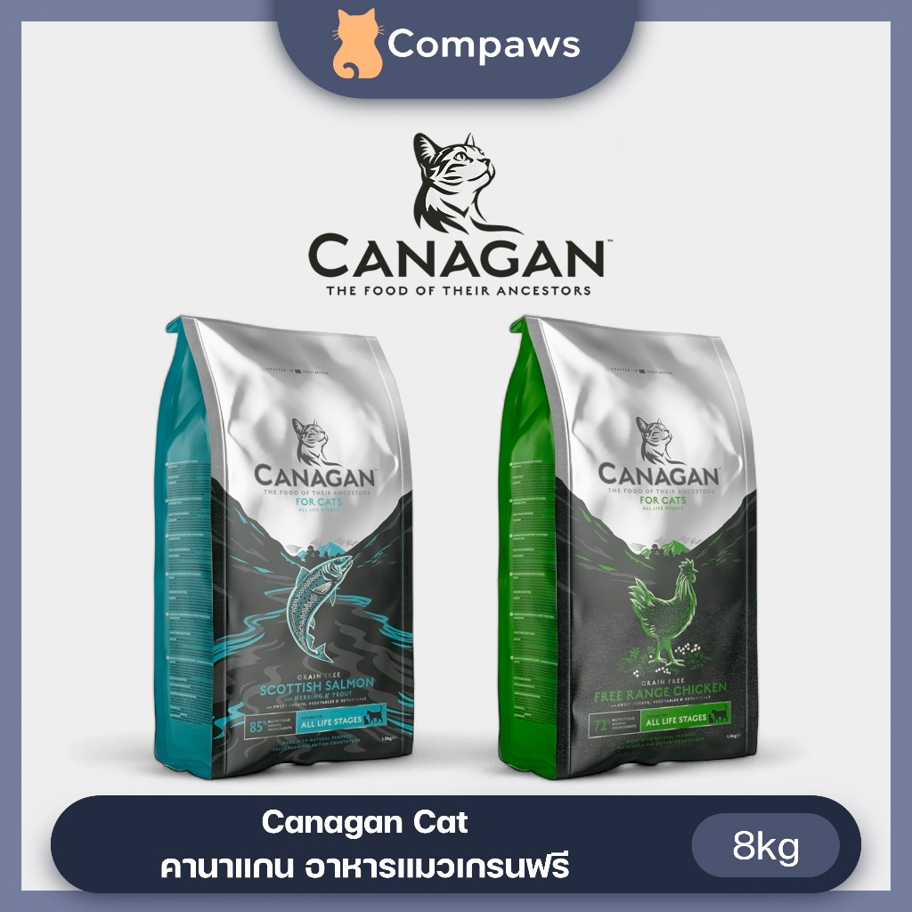 Canagan (Cat) - Grain Free Dry Kibble คานาแกน อาหารแมว ไม่ผสมธัญพืช ...