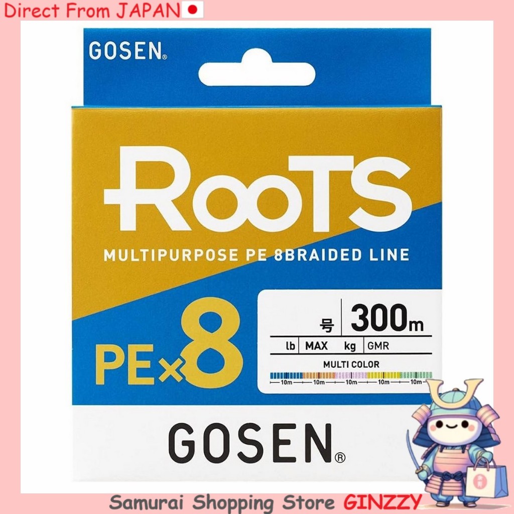 สายตกปลา GOSEN Roots PE โมโนฟิลาเมนต์ 300m สีมัลติคัลเลอร์ อุปกรณ์ตกปลา ...