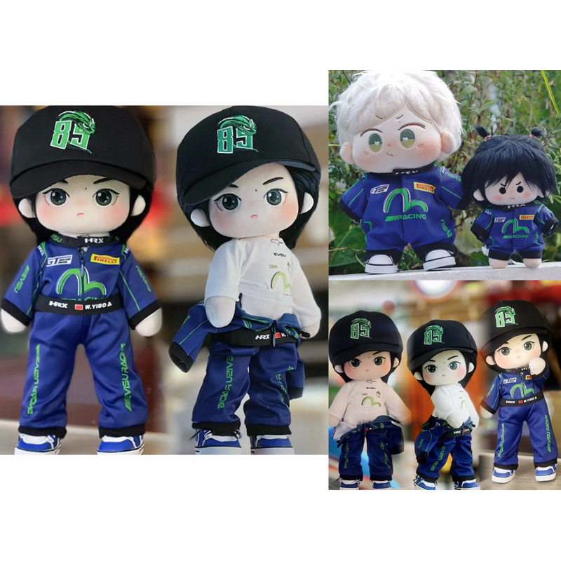 {Pre-รอบ 2} ตุ๊กตา / ชุดตุ๊กตา / หมวก นักแข่ง 10cm 20cm 30cm หวังอี้ป๋อ ...