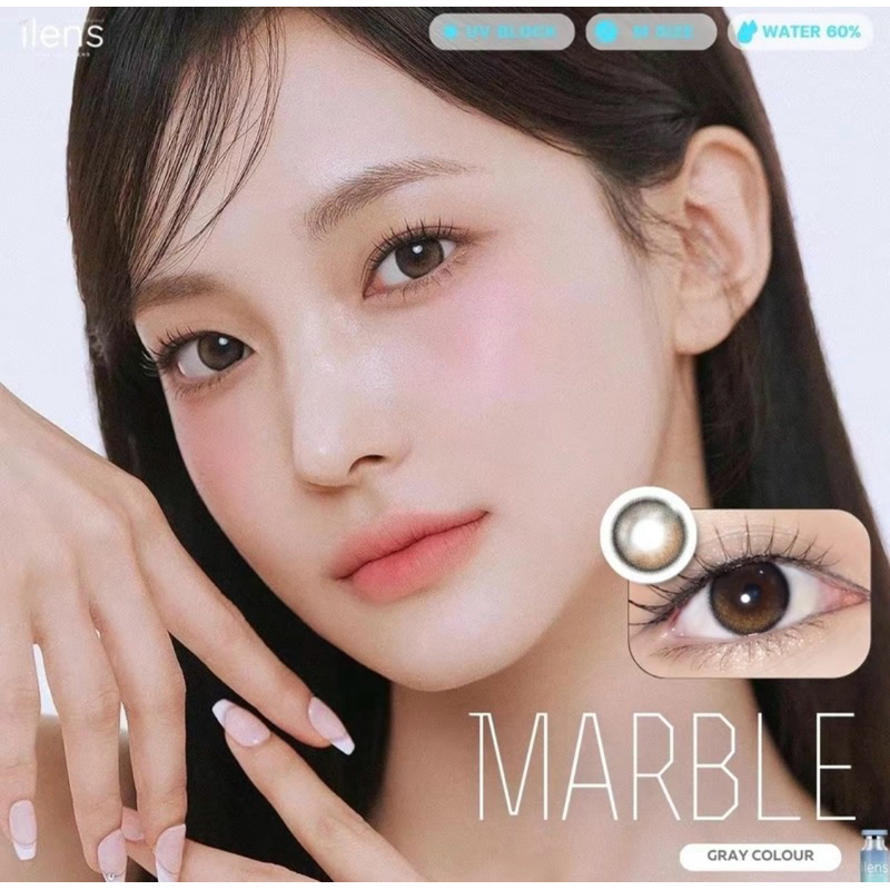 ilens รุ่นMarble ulens kittykawaill คอนแทคเลนส์์รายเดือน | Shopee Thailand